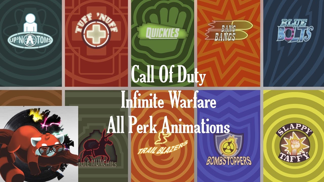 Call Of Duty: IW Zombies All Perk Animations - YouTube