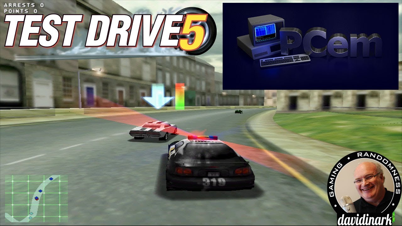 Test Drive 5: PCem (PC Emulator), Pentium MMX 200, Voodoo2 - YouTube