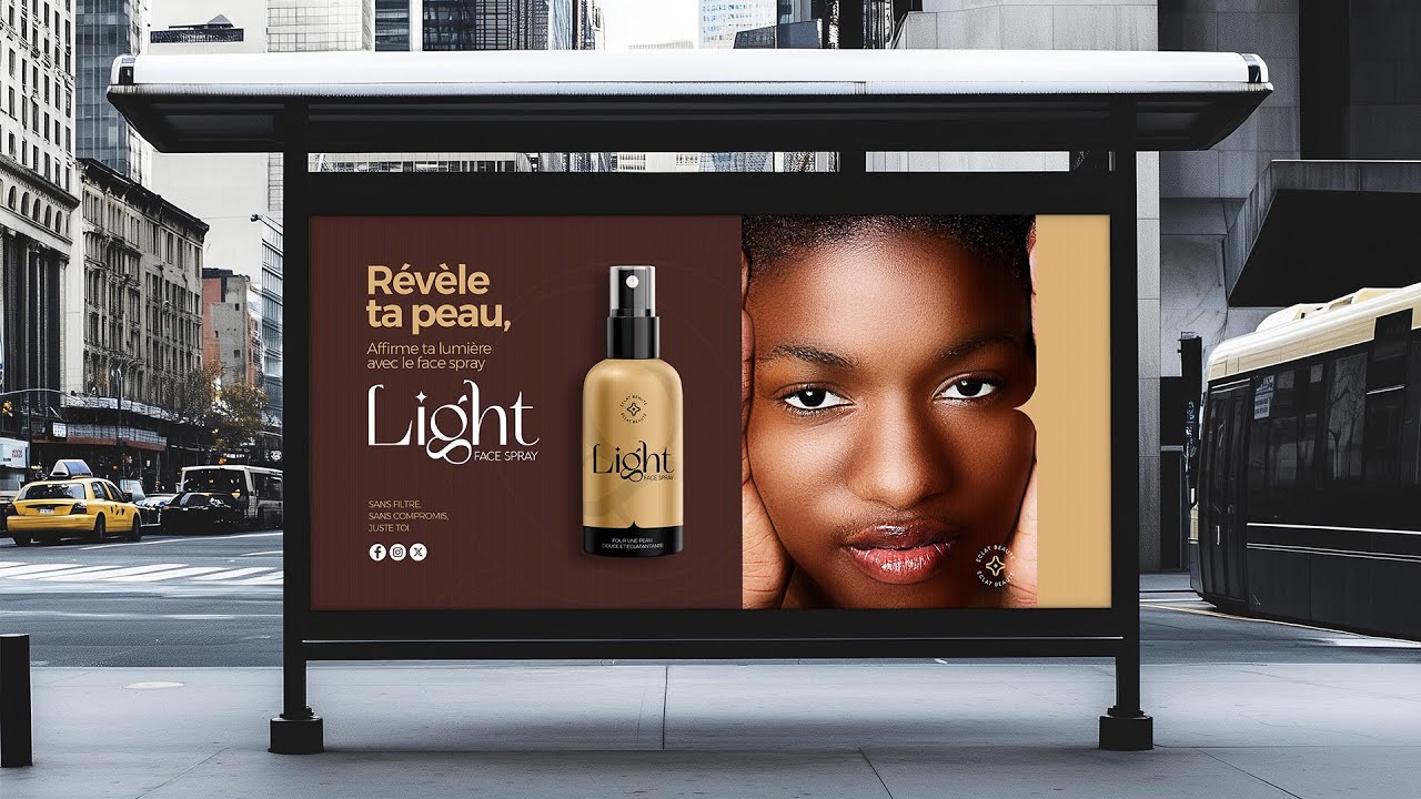 Créer une Affiche Cosmétique Impactante avec Photoshop | Tuto Design ...
