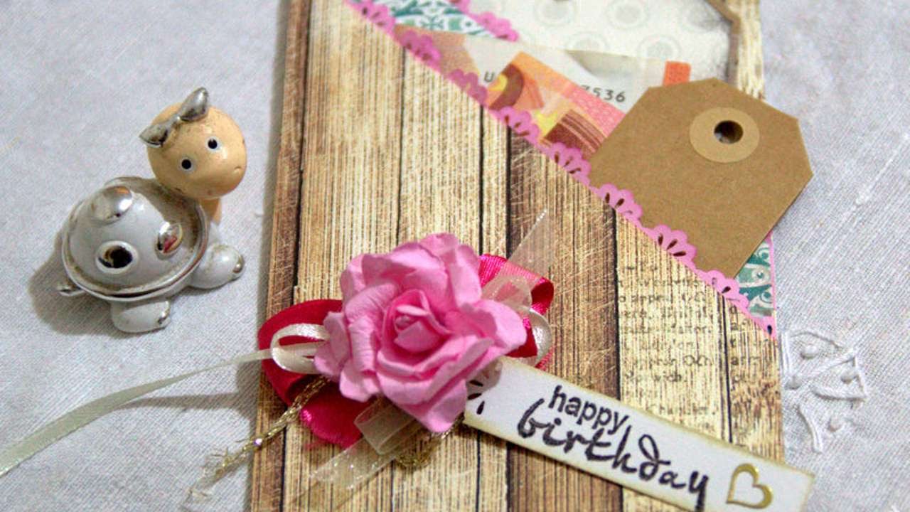 How To Create A Birthday Money Card - DIY Crafts Tutorial ...