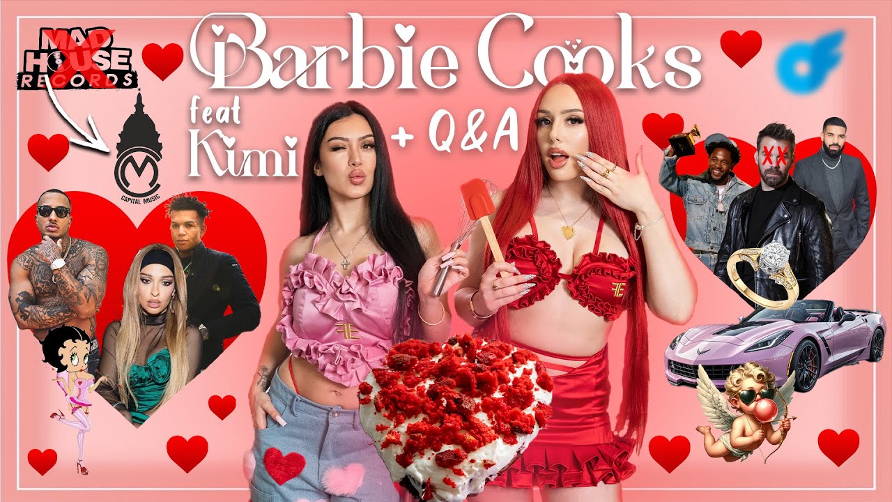 No1 female rapper in Greece..? | Kimi Kaldi | Barbie Cooks | Valentine's Day Edition ️‍🔥 - YouTube