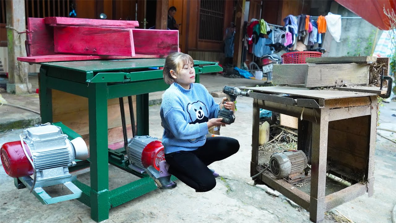 Genius girl helps people repair and restore old machines to new ones ...