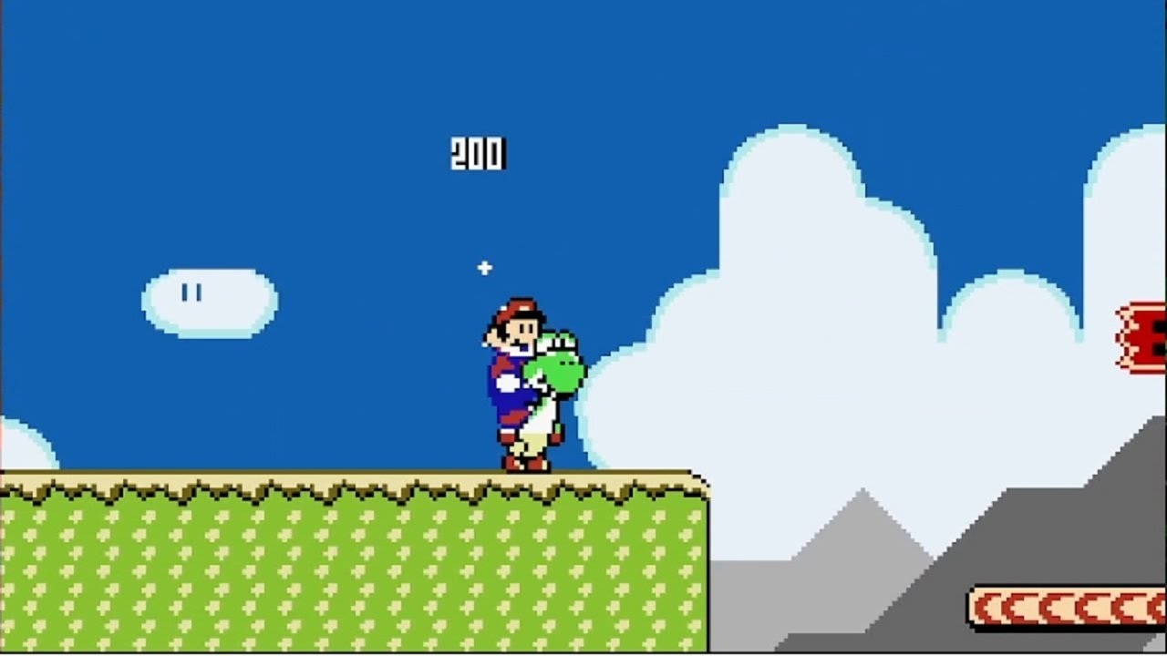Super Mario World With With SMB Grafics (8 Bit ) Part 1 - YouTube