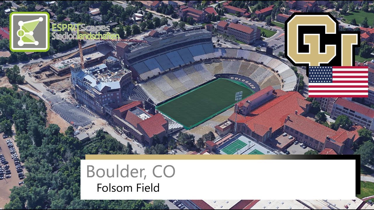 Folsom Field (Boulder) Colorado Buffaloes 2015 - YouTube