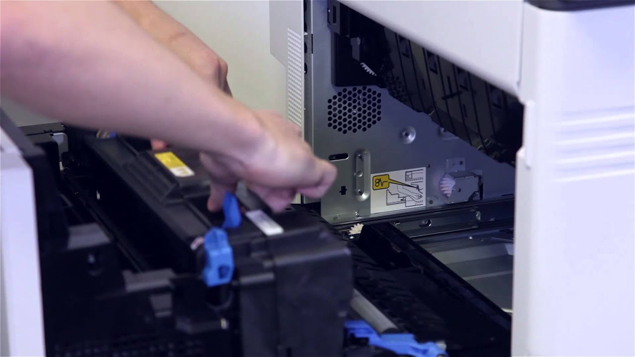 OKI C931 OKI ES9431 OKI ES9541 replace fuser unit - YouTube