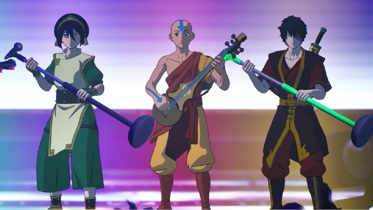 Fortnite Festival with randoms - Avatar Last Airbender Trio (Toph, Aang ...