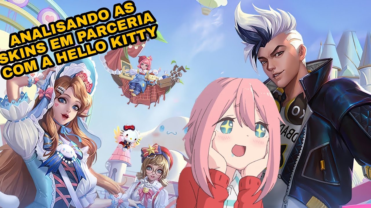 ANALISANDO AS SKINS EM PARCERIA COM A HELLO KITTY - YouTube