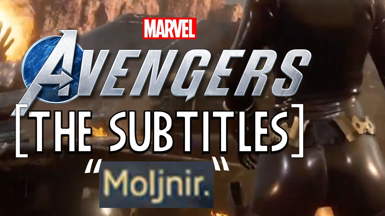 The subtitles in Marvel's Avengers are crazy... - YouTube