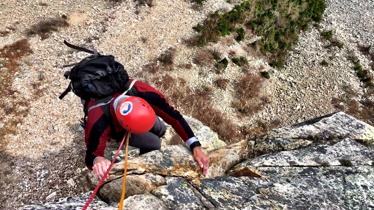Whitney Gilman Ridge, Cannon Cliff | Franconia Notch Rock Climbs - YouTube