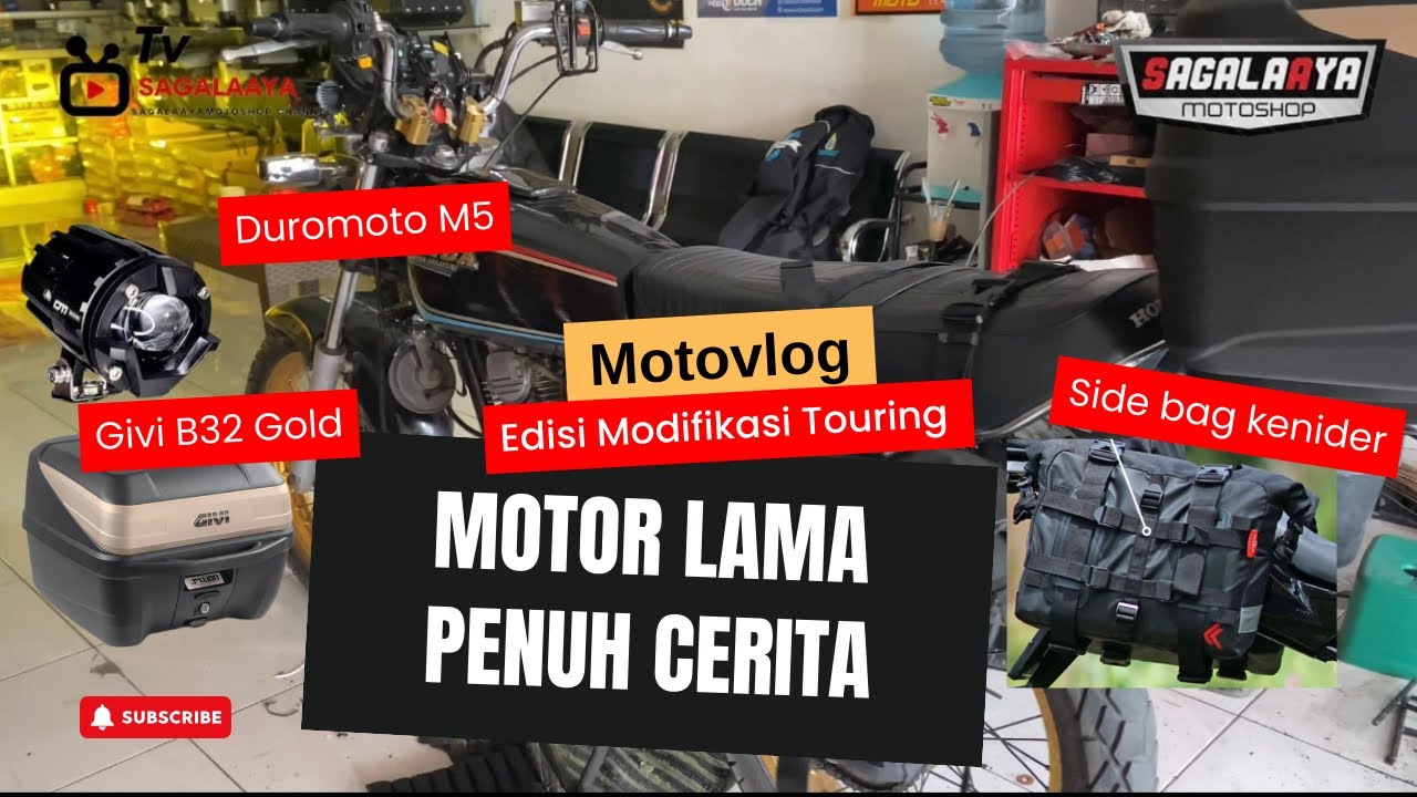 MOTOR LAMA BANYAK CERITA MODIFIKASI TOURING BIAR MAKIN CINTA #motor # ...