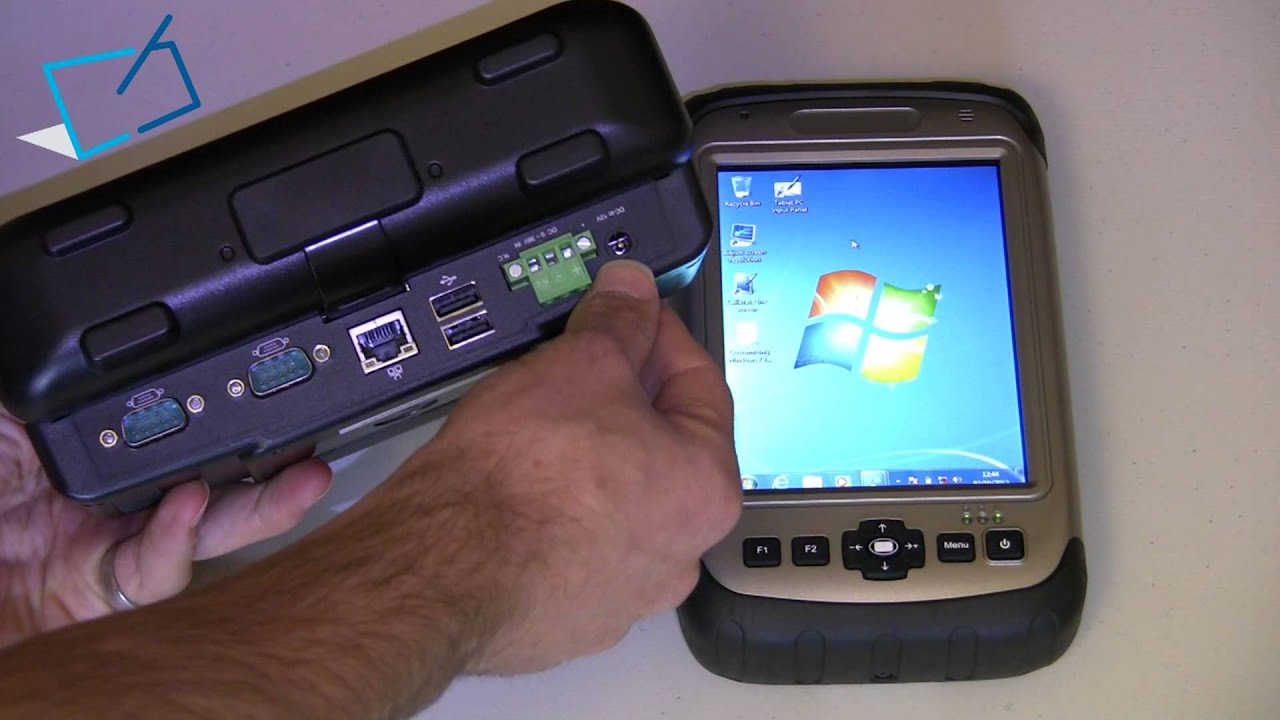 WinPad GZ 5.7" IP65 Ruggedized Windows Tablet - YouTube