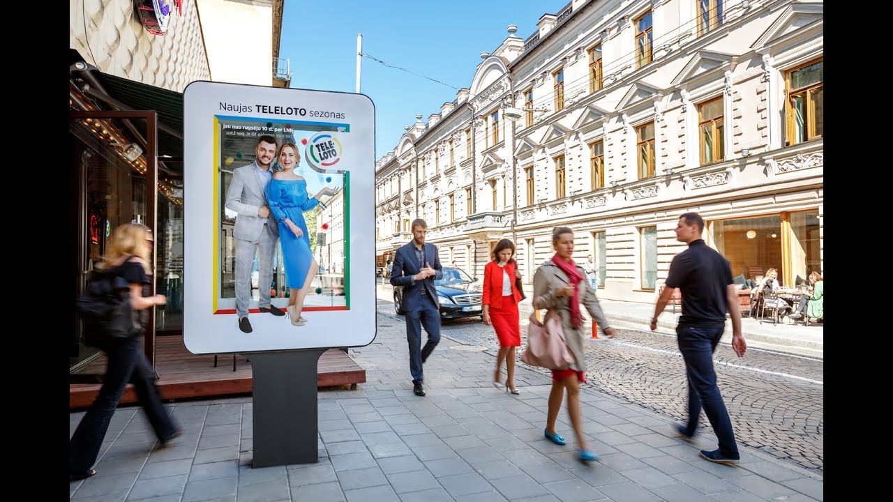 Teleloto turns billboards into lottery machines | JCDecaux Lithuania ...