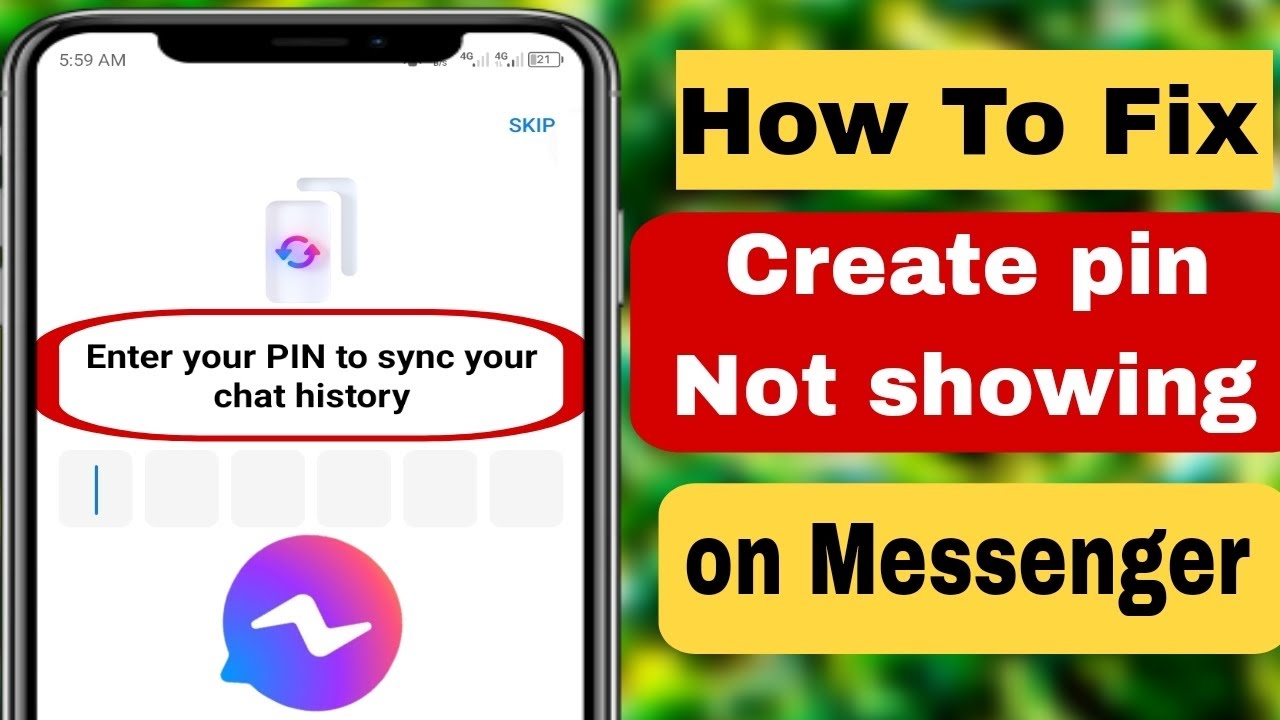 How to Fix Create Pin Option Not Showing On Facebook Messenger 2024 ...