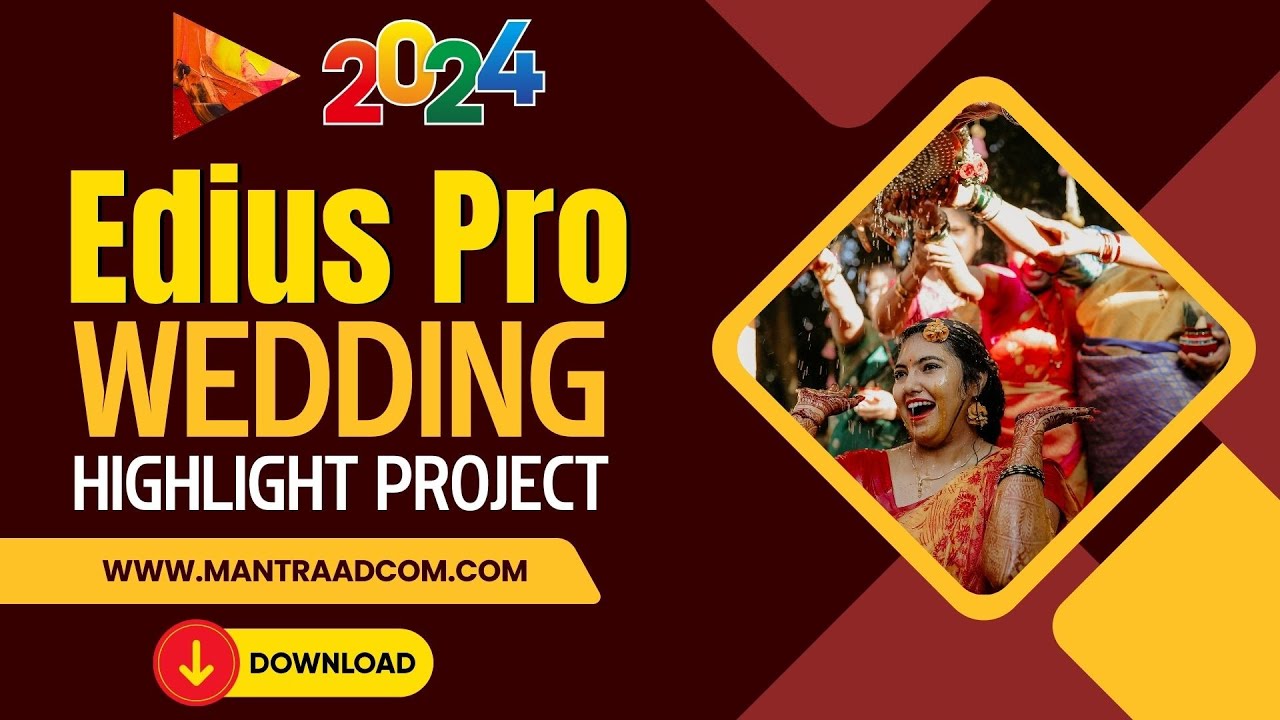 Edius Cinematic Highlight Project 2024 | Chal Tere Ishq Mein | Mantra Adcom ...