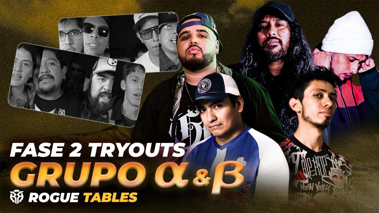 🔴Rogue Tables | Try Outs Fase 2: Grupo α y β ft Majia, Dante y El ...