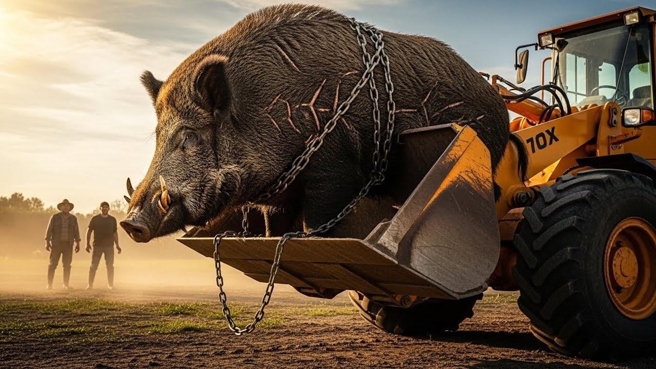 AFTER YEARS OF DESTRUCTION: Giant Wild Boar Finally Captured in ...