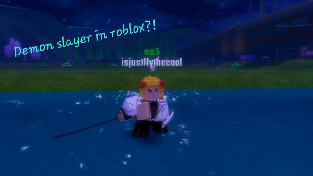 Demon slayer in roblox?! - YouTube