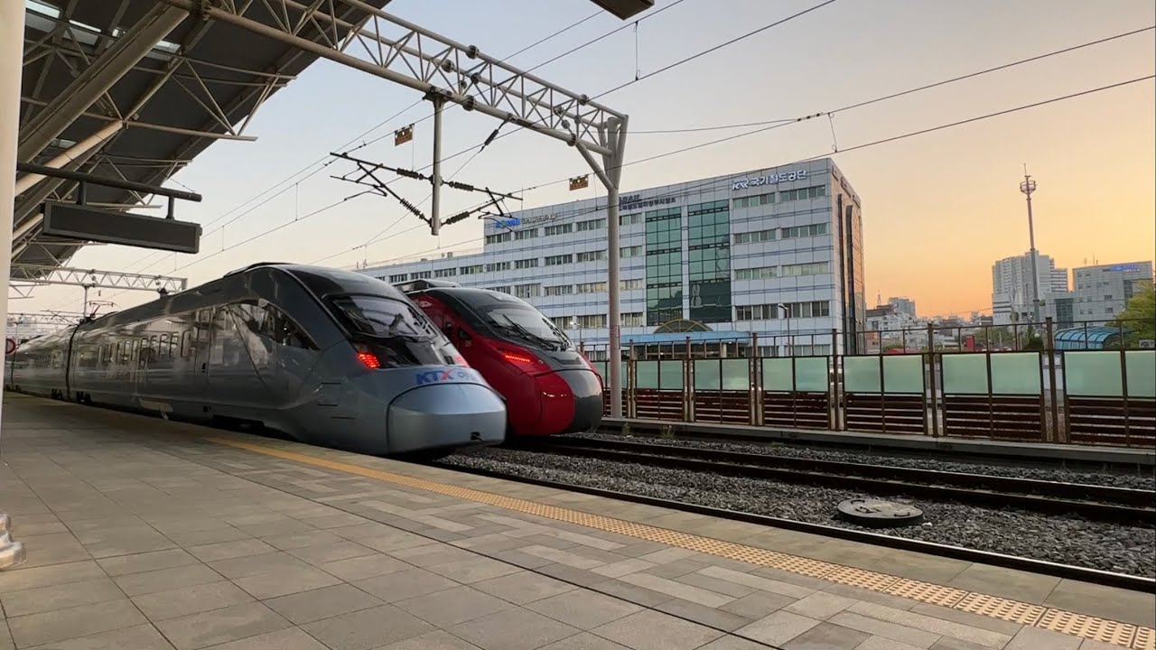 서울역을 출발하는 강릉행 KTX-이음 - YouTube