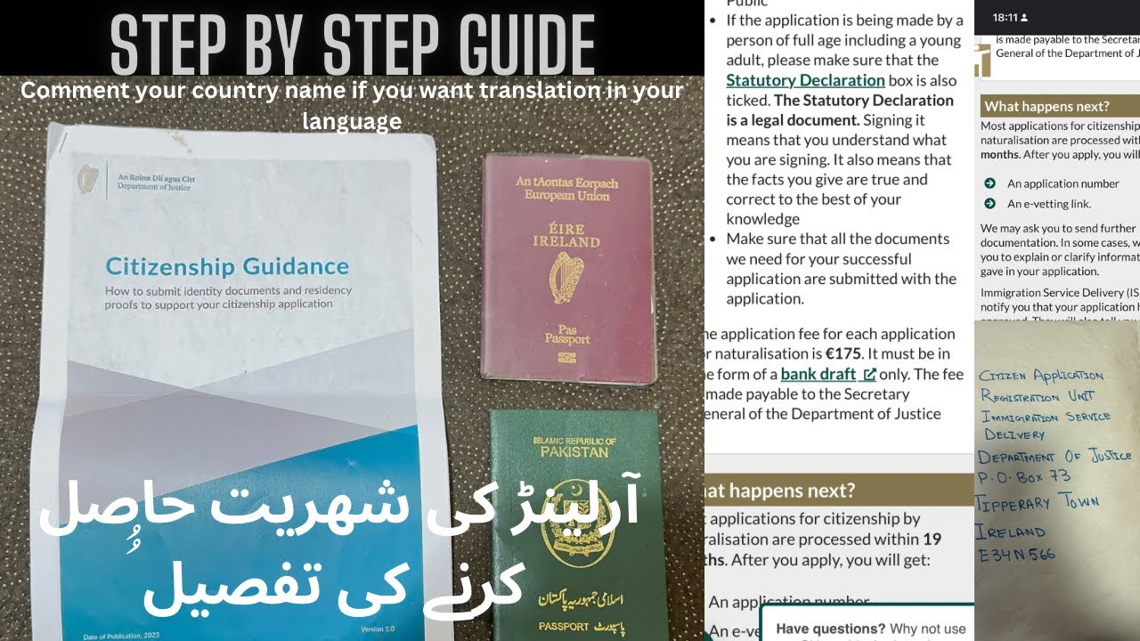 How to Apply for Irish Citizenship? Step-by-Step Guide with Complete ...