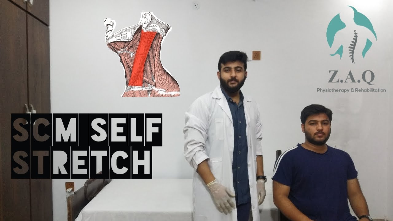 Sternoceidomastoid(SCM) Self Stretch | Self Neck Pain Releif | Self ...