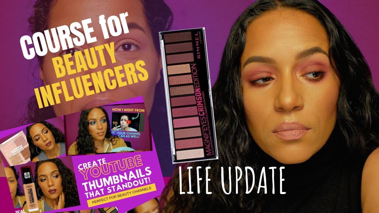 GRWM Testing Makeup Rimmel Crimson Edition + Life Update NEW YOUTUBE ...