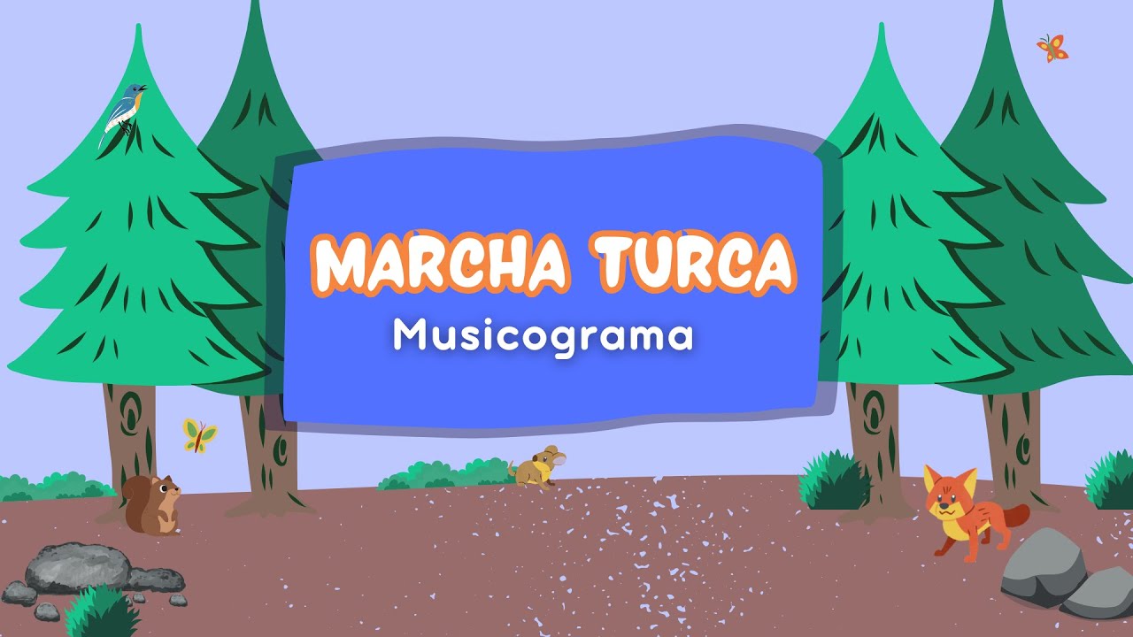 MUSICOGRAMA Marcha turca - YouTube
