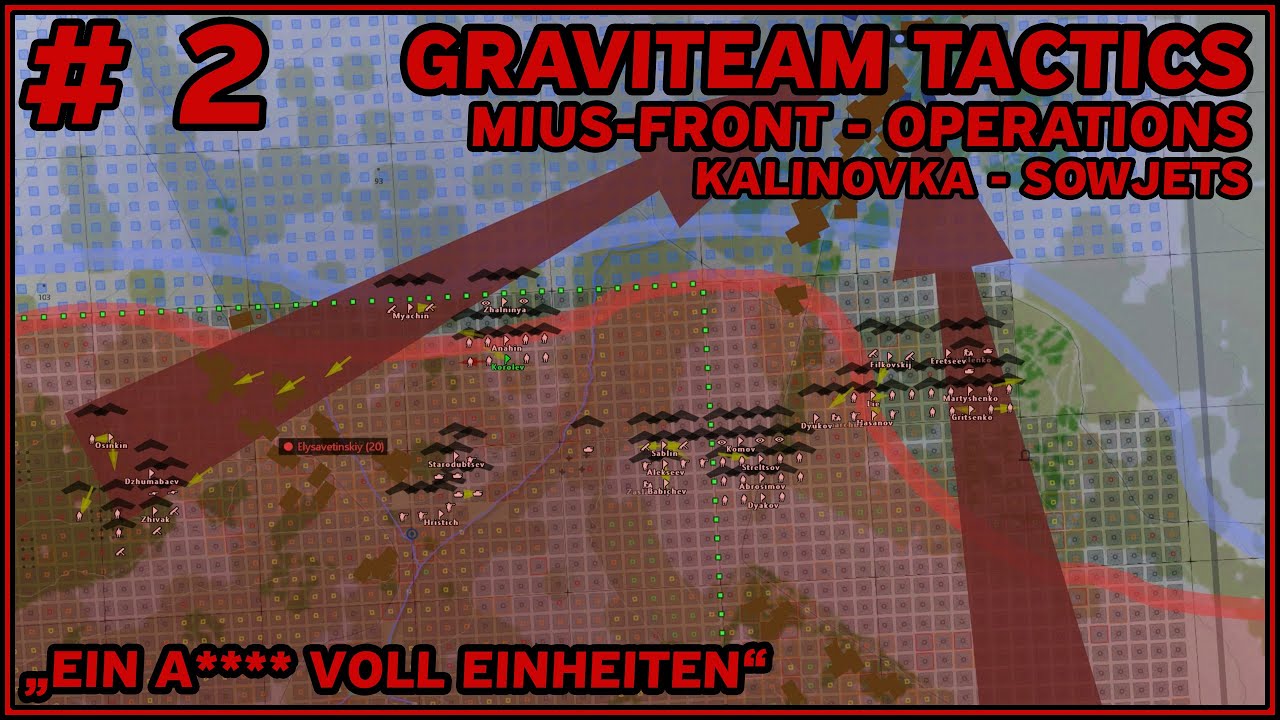 Ein A**** voll Einheiten | Kalinovka - Sowjets | Graviteam Tactics:Mius ...