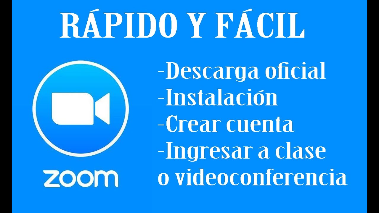 COMO DESCARGAR ZOOM GRATIS PARA PC O ANDROID E INICIAR CLASE O ...