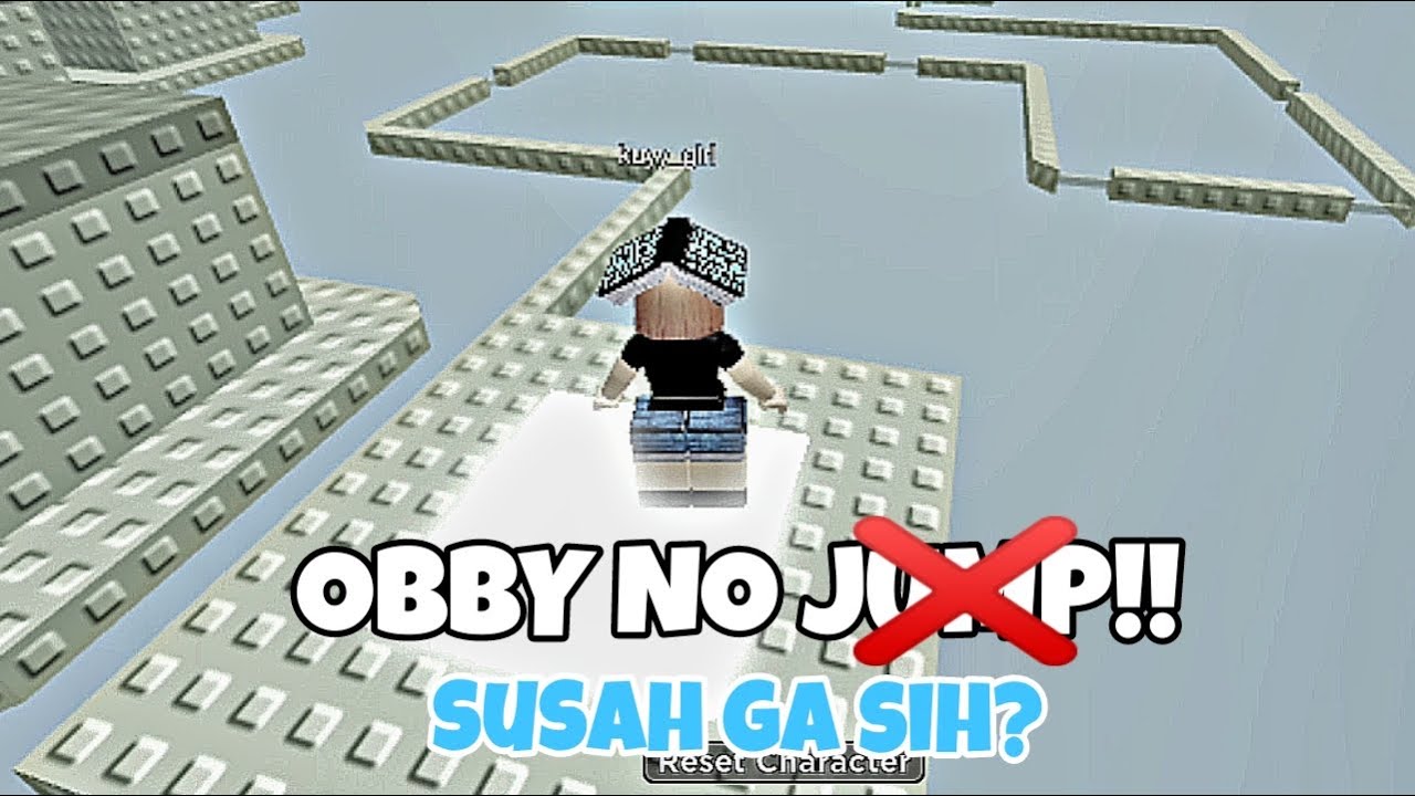 Main Obby Tapi No Jump Emang Bisaa Roblox No Jumping Difficulty