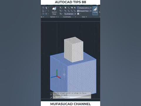 AutoCAD Tips 88 Modeling With UCS Icon #shorts - YouTube
