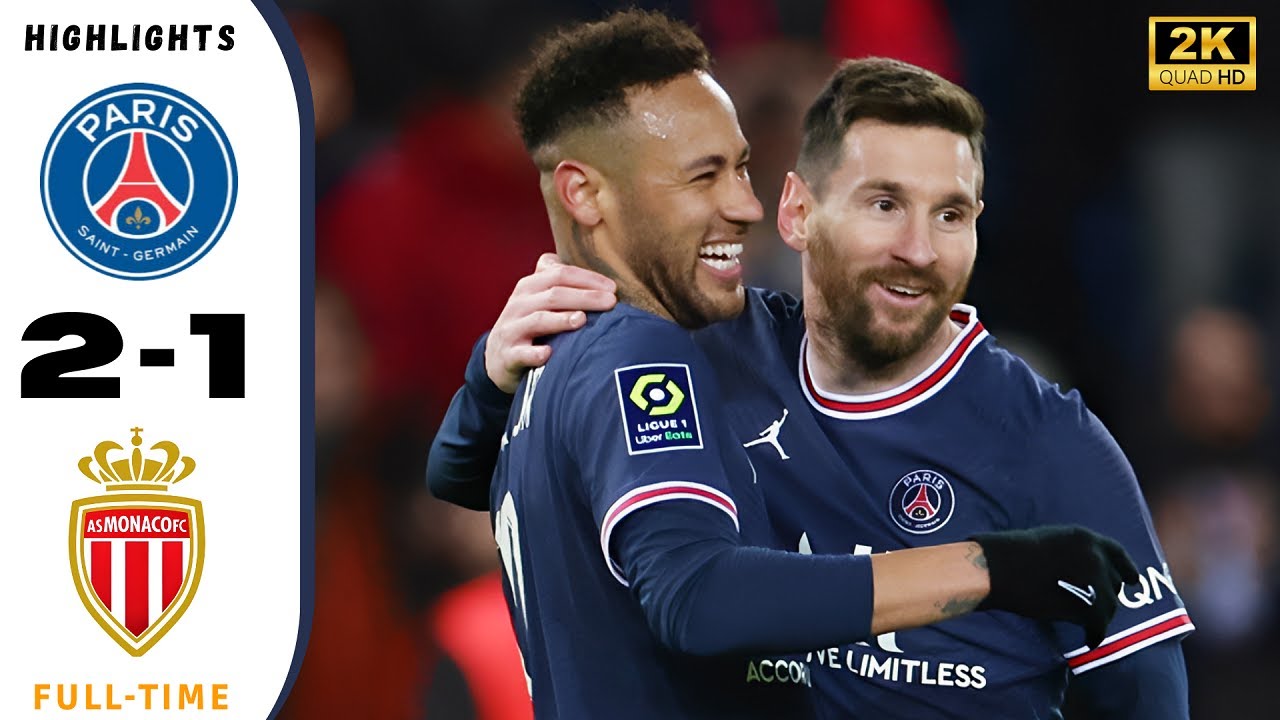 PSG vs Monaco 2-1 Highlights & All Goals 2023 - YouTube