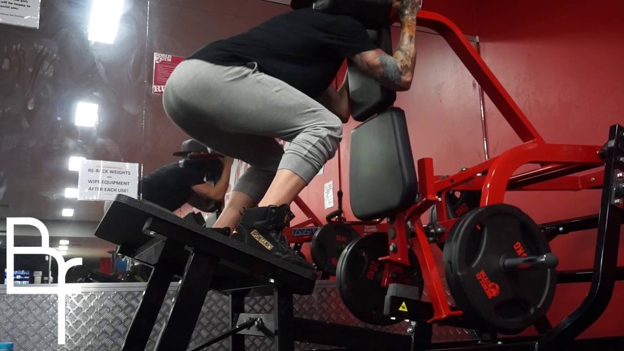 Reverse Hack Squat - YouTube