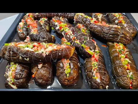 🍆Birde BENİM Yöntemimle DENEYİN 💯 ERİMEYEN Karnıyarık PATLICAN TURŞUSU Nasıl YAPILIR.🍆 Turşu TARİFİ