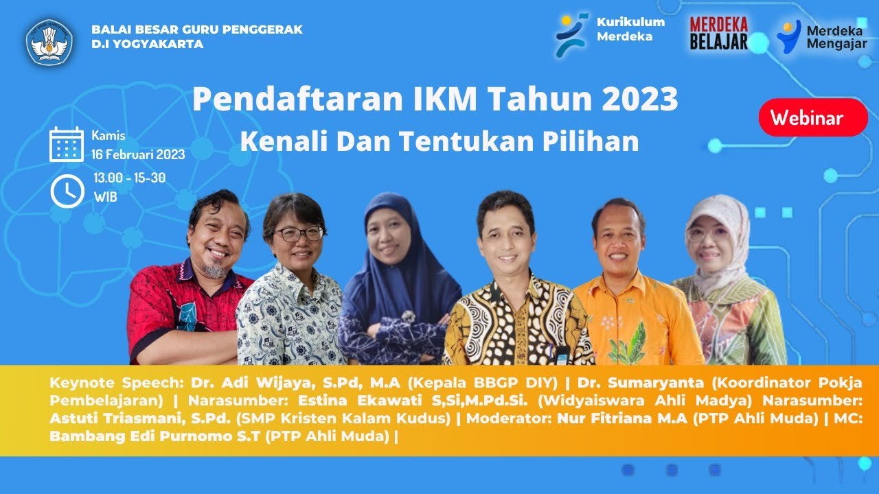 Webinar Pendaftaran IKM Tahun 2023: Kenali dan Tentukan Pilihan - YouTube