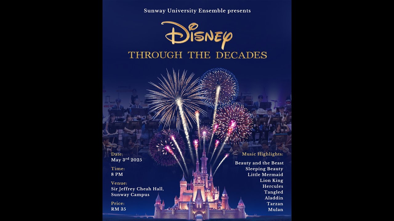 Beauty And The Beast Overture - Sunway University Ensemble 2025 - YouTube