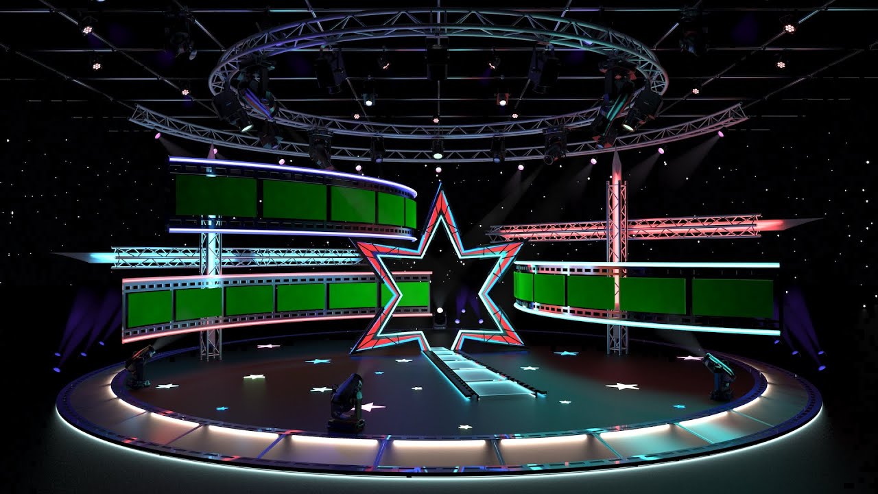 DOWNLOAD 3D VIRTUAL SET DESIGNS. News studios, Talkshows, Stage events ...