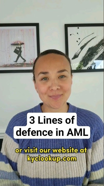 3 Lines of defence AML framework model - YouTube