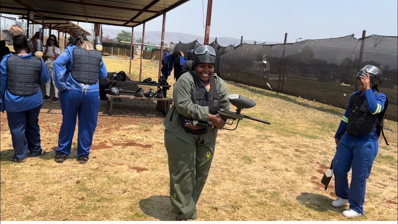 Fun games and pool party in Rustenburg - YouTube