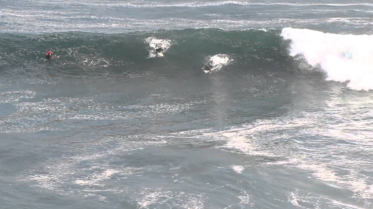 BIG SURF AT POINT DUME - YouTube