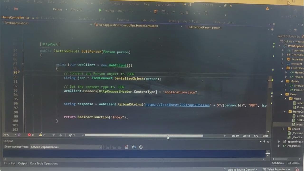 Azure (Part 20) How to Create Own API On WebAPI & Fetch the DotNet (MVC) Project - YouTube