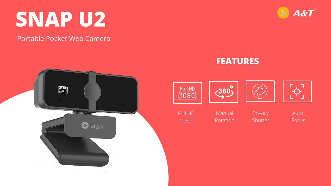 SNAP U2 | Portable Web Camera | Work-from-home camera| A&T Video Networks - YouTube