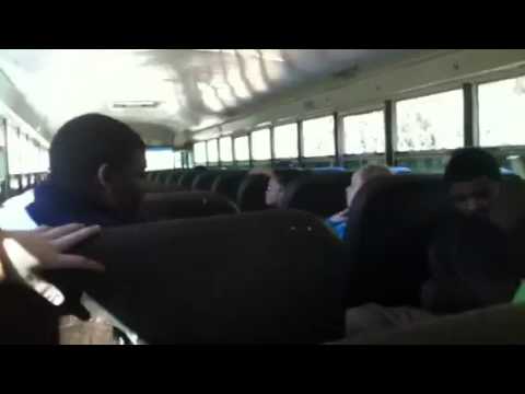Two boys fighting on the bus - YouTube
