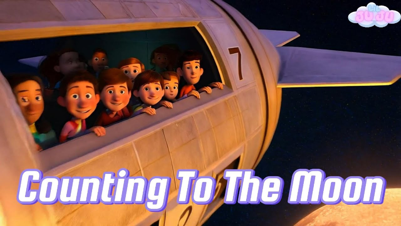🚀 Counting to the Moon 🚀 | A Fun & Uplifting Song About Counting and ...