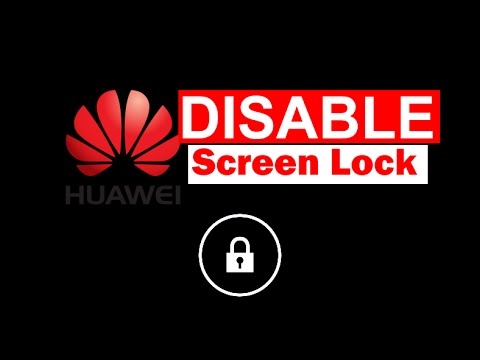 Disable screen lock on Huawei devices (100% Working) - YouTube