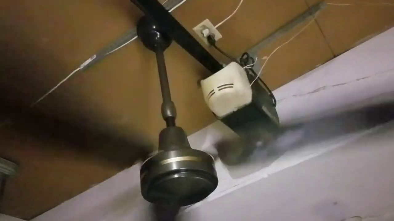 Envirofan Gold Line Industrial Ceiling Fan model 160F-7 c.1983 in brown ...