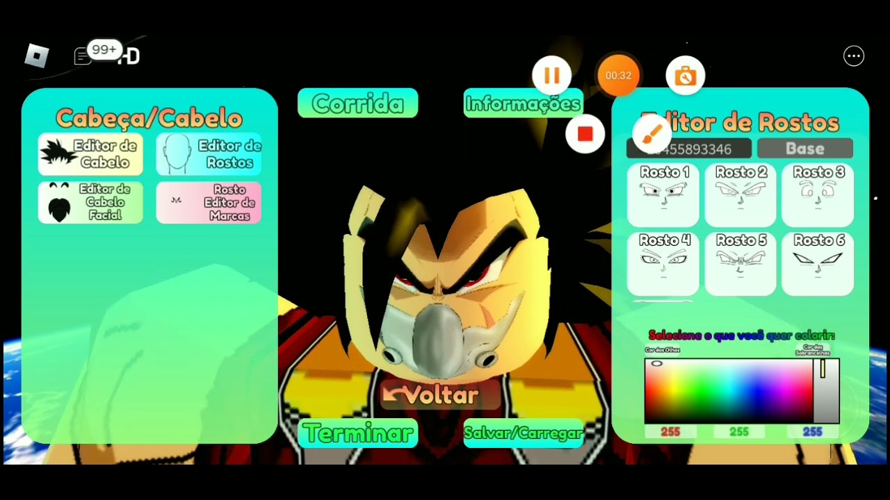 como fazer o cumber no dragon ball azuré - YouTube