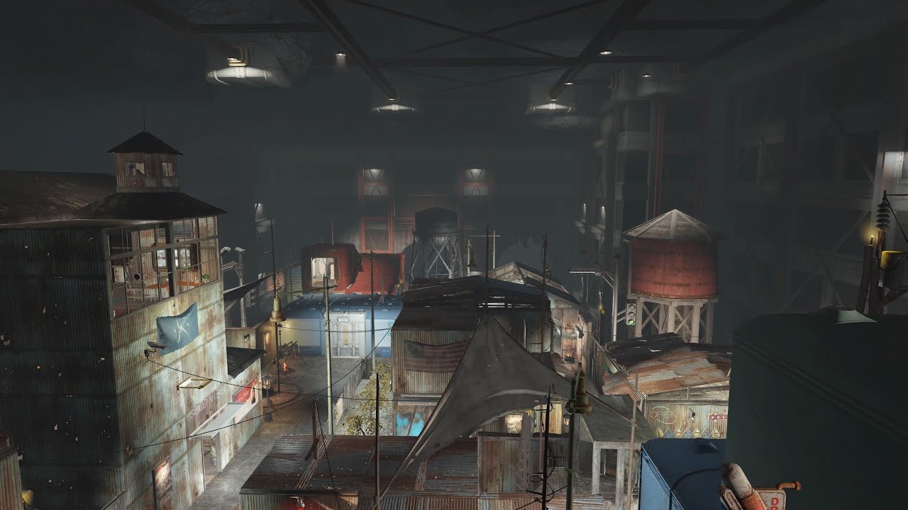 Fallout 4 Vault 88 Settlement Tour | No Mods | All Creation Club ...