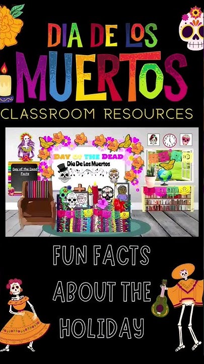 DAY OF THE DEAD Classroom BUNDLE/ANIMATED BANNERS + Fun Facts Classroom ...
