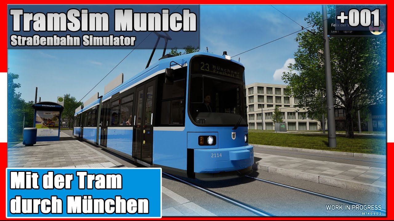 TramSim MÜNCHEN #1 | München mit 3 Tram-Linien! | Straßenbahn Simulator | TramSim Munich ...