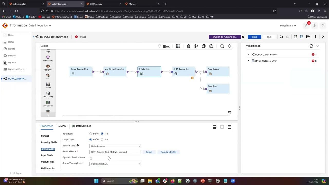 Informatica On-premise B2B DT Migration to Informatica Cloud (IDMC) - YouTube